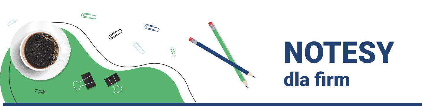 Notesy Reklamowe na Zamówienie z Nadrukiem lub Logo - Marka.plus